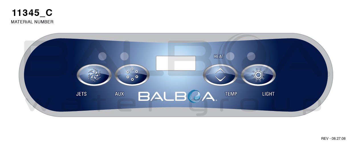 Clavier de commande Balboa ML400