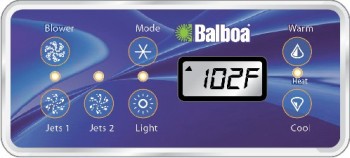 Clavier de commande Balboa VL701S