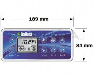 VL801D Clavier de commande - Balboa